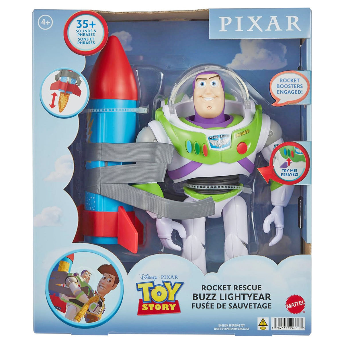 Disney Pixar Toy Story: Rocket Rescue Buzz Lightyear 10" Figure – GameGuru