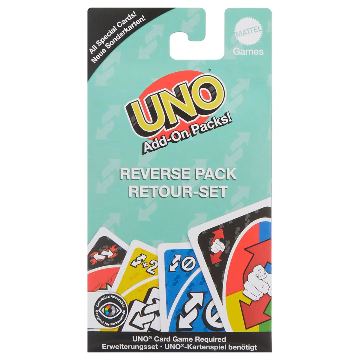 UNO Add-On Packs: Reverse Pack Cards – GameGuru