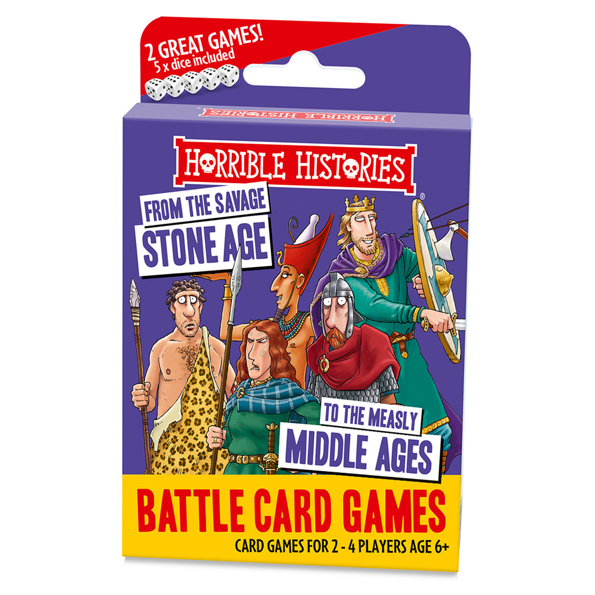 Horrible Histories Battle Card Games - Stone Age – GameGuru